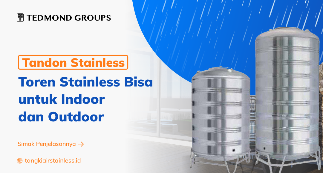 Toren Stainless Bisa untuk Indoor dan Outdoor - Toren Air Stainless