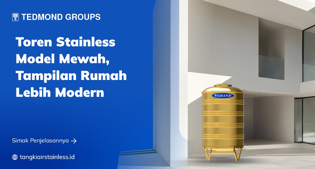 Toren Stainless Model Mewah, Tampilan Rumah Lebih Modern - Toren Air ...