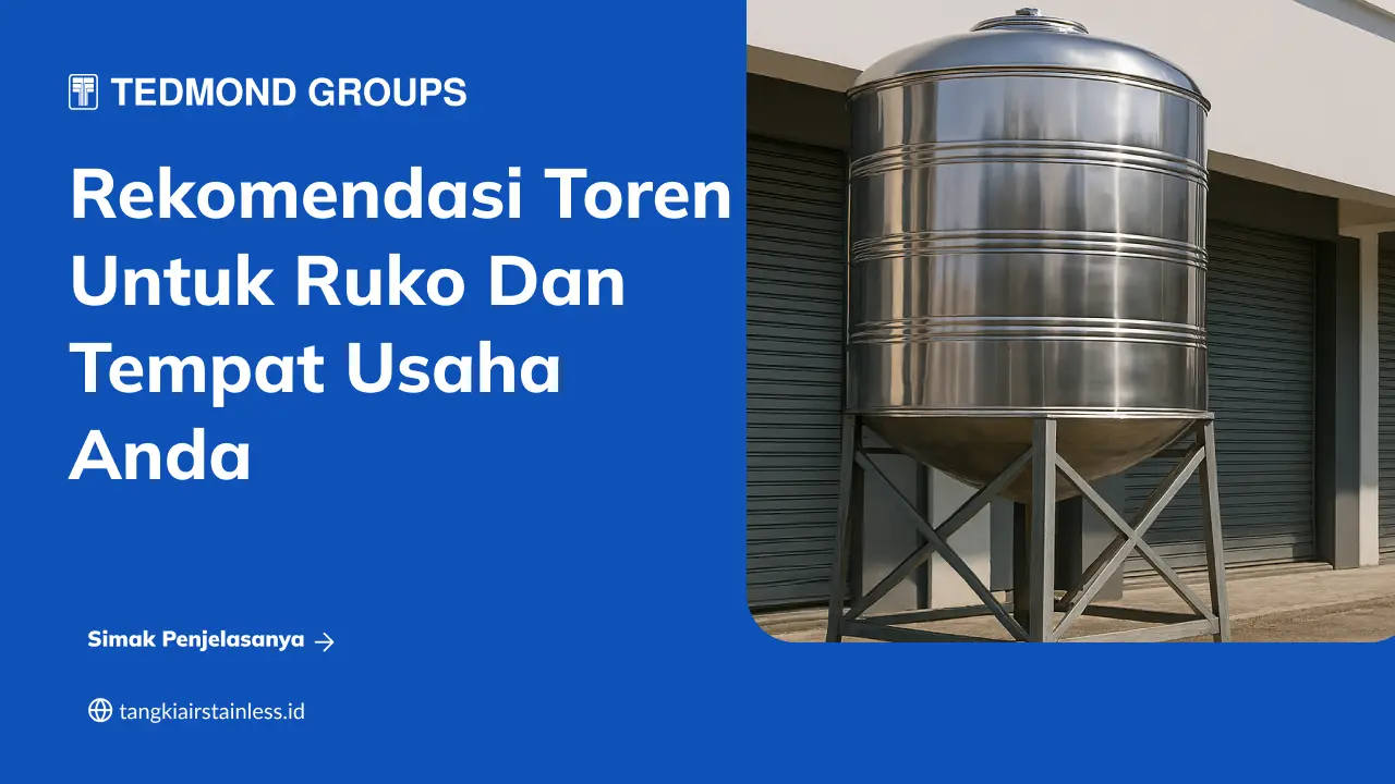Rekomendasi Toren untuk Ruko dan Tempat Usaha Anda - Toren Air Stainless